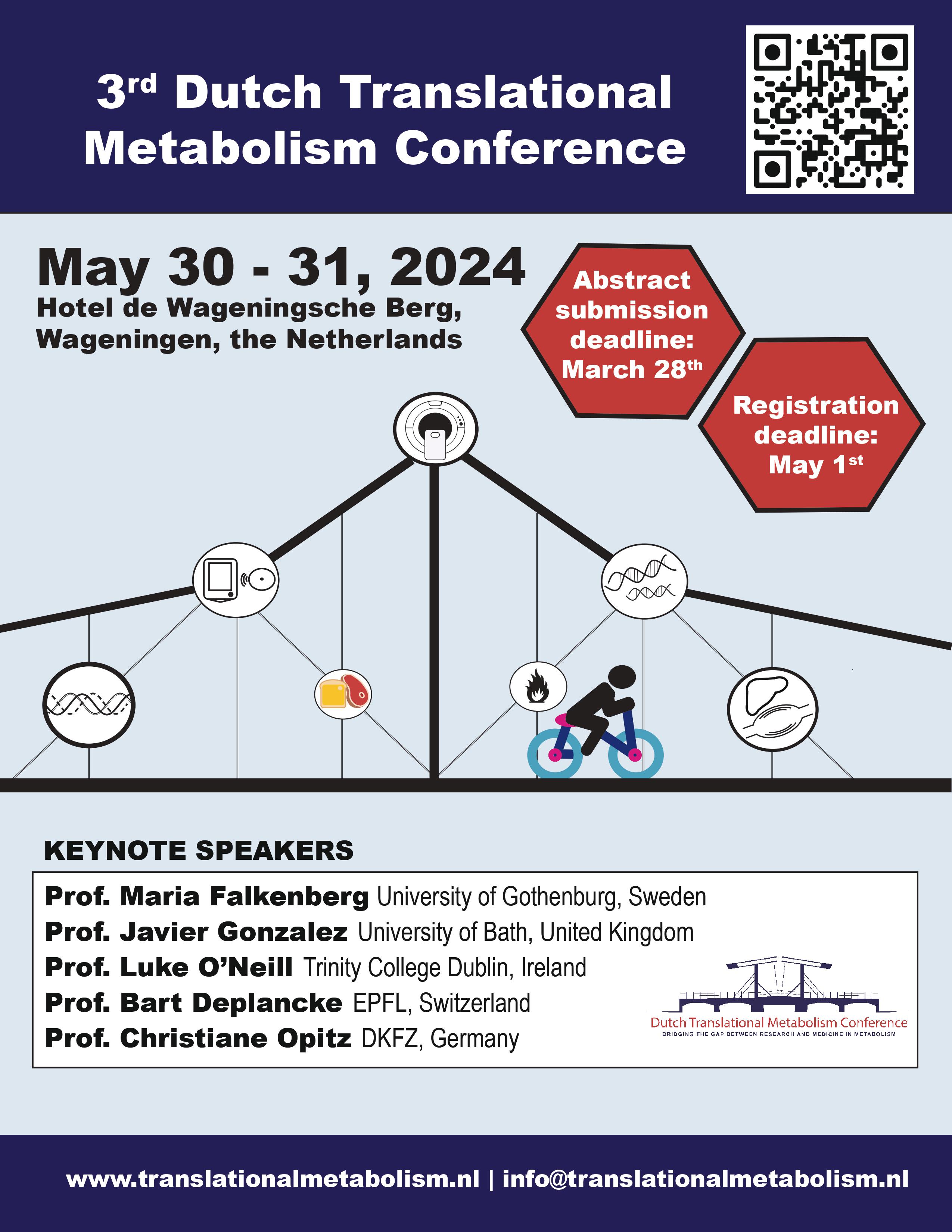Dutch Translational Metabolism Conference 2024 | Amsterdam UMC